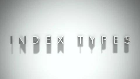 index types 3D title animation with shad... | Stock Video | Pond5