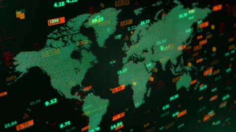 Index wall on the map | Stock Video | Pond5