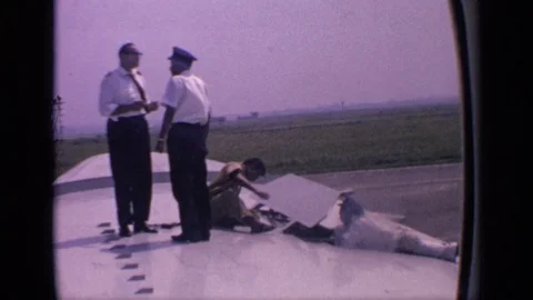 INDIA-1970: Pilot And Copilot Talking On... | Stock Video | Pond5