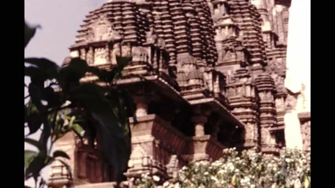 India 1970s, Whole view of Devi Jagadamb... | Stock Video | Pond5