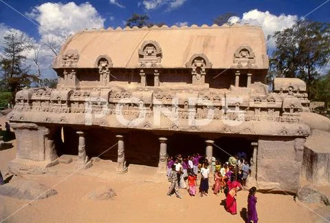 India: Bhima Ratha, one part of the Pancha Rathas (Five Chariots ...