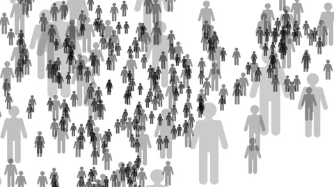 India country population map made up of ... | Stock Video | Pond5