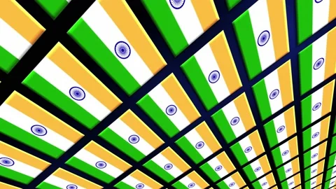 India Flag Animated Background 3d Animat... | Stock Video | Pond5