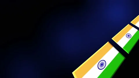 India Flag Animated Background 3d Animat... | Stock Video | Pond5