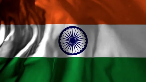 India flag waving animation, 4K video b... | Stock Video | Pond5