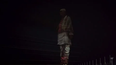 India Gujarat Kevadiya Statue of unity | Stock Video | Pond5