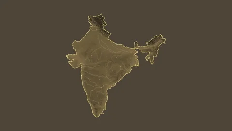 India Map Cartoon Stock Video Footage | Royalty Free India Map Cartoon ...