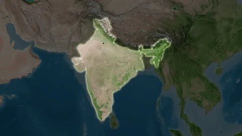 India Map And Satellite Image China Map Satellite China Satellite