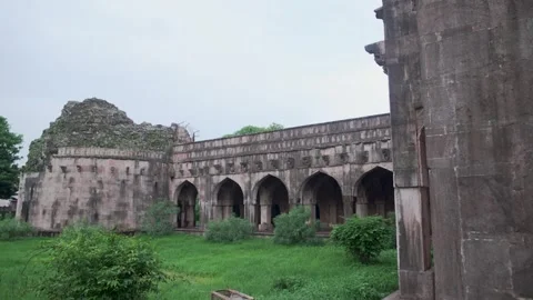 India MP Mandu Ashrafi Mahal Rooms | Stock Video | Pond5