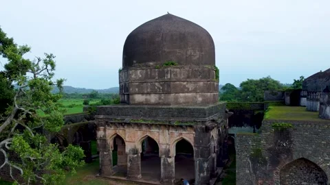 India MP Mandu Hathi mahal group Hathi m... | Stock Video | Pond5