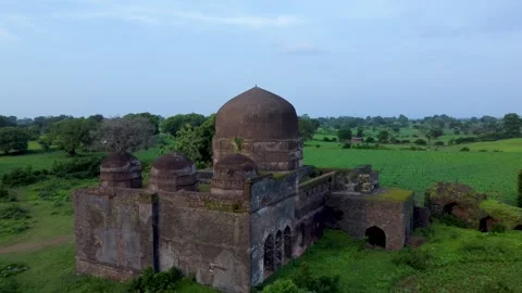 India MP Mandu Hathi mahal group Hathi m... | Stock Video | Pond5