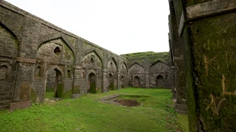 India MP Mandu Hathi mahal group Hathi m... | Stock Video | Pond5