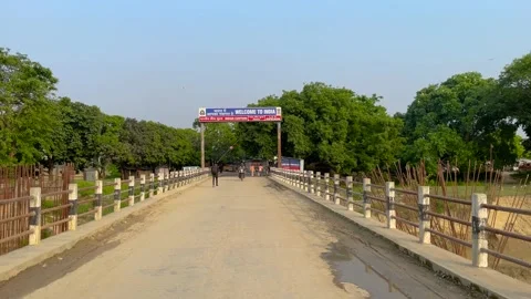 India Nepal border, Also known as Jatahi... | Stock Video | Pond5