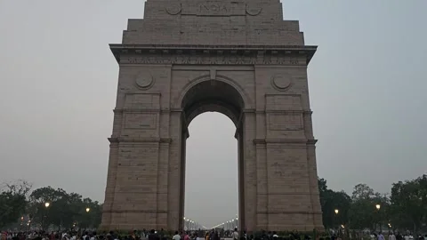 India - New Delhi | India Gate | 8K | Stock Video | Pond5