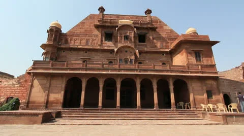 India Rajasthan Fort Pokaran entrance ar... | Stock Video | Pond5