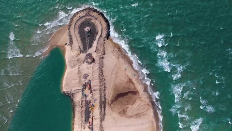 India Tamil Nadu Rameswaram Arichal Muna... | Stock Video | Pond5