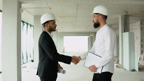 Indian and arabian builder architects in... | Stock Video | Pond5