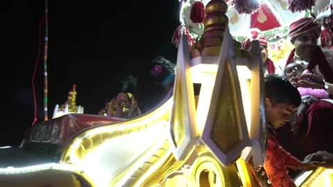 Indian baraat also called as Varghodo( g... | Stock Video | Pond5