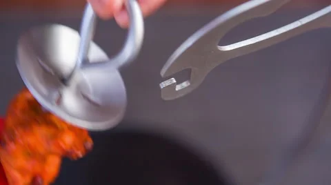 Indian Food Kebab Stock Video Footage | Royalty Free Indian Food Kebab ...