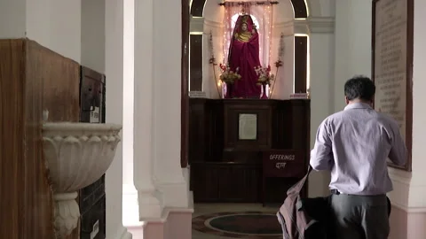 Indian Christian crowded church mass in ... | Stock Video | Pond5