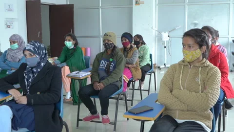 Indian classroom for training for Indian... | Stock Video | Pond5