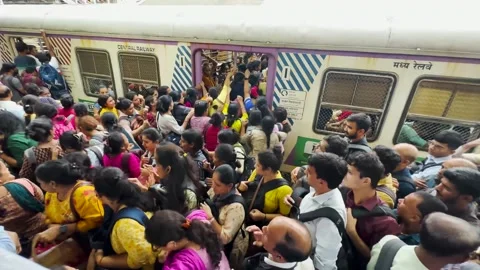 Indian Train Crowded Stock Footage ~ Royalty Free Stock Videos | Pond5