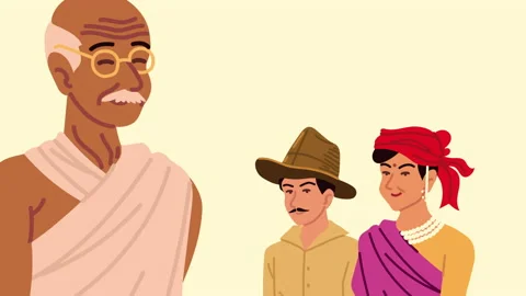 indian culture people characters animati... | Stock Video | Pond5