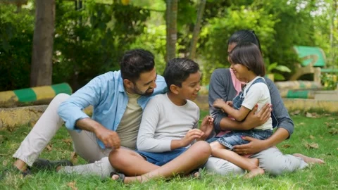 Indian excited girl kid coming for huggi... | Stock Video | Pond5