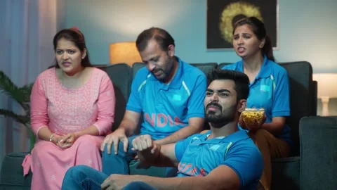 Indian Family with siblings got sad due ... | Stock Video | Pond5