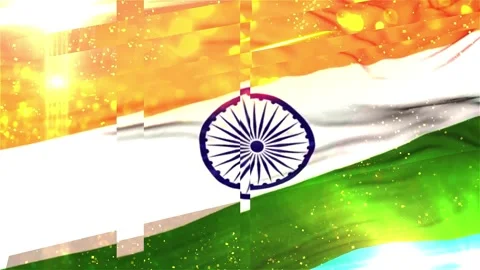 Animated Indian Flag Stock Footage ~ Royalty Free Stock Videos | Pond5