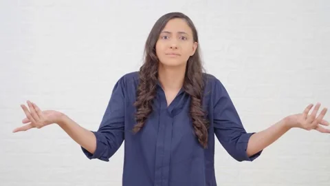 Indian girl asking question to people | Stock Video | Pond5