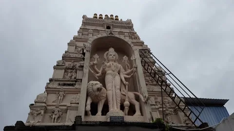 Indian Goddess Portraits in the stone in... | Stock Video | Pond5