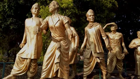 Indian Independence freedom struggle sta... | Stock Video | Pond5