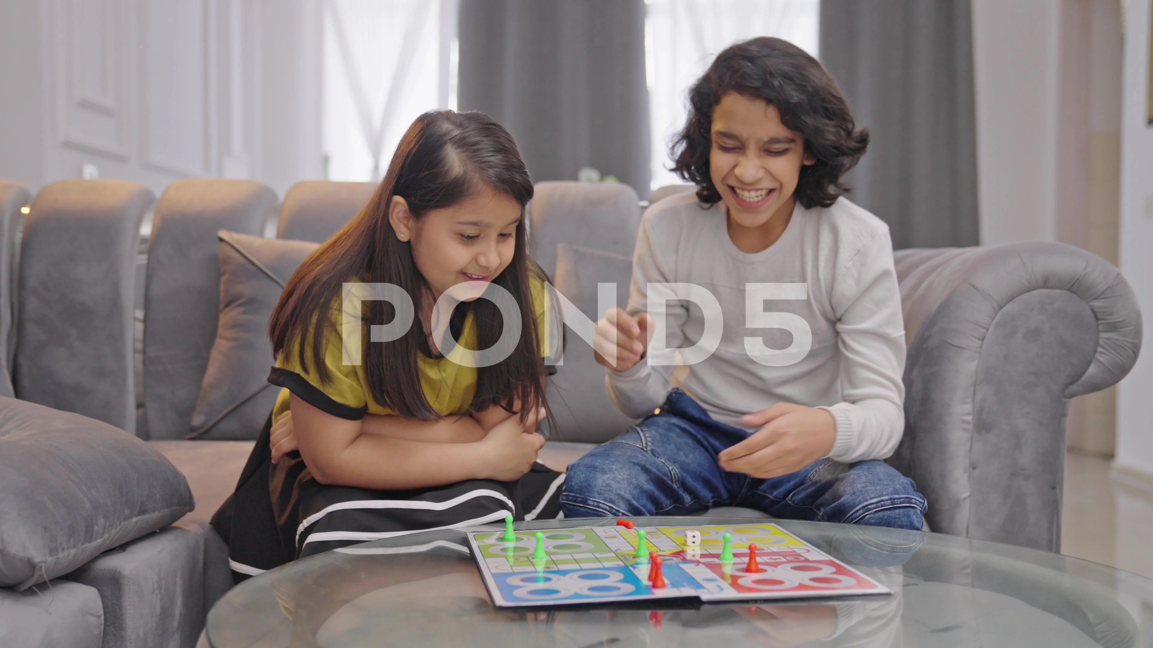 Indian Kids Playing Video Games