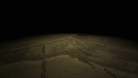 Indian map animation graphics zoom in on... | Stock Video | Pond5