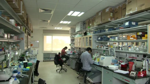 Indian modern microbiology lab, modern c... | Stock Video | Pond5
