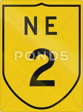 Indian National Expressway number 2 route shield Illustration #57964692