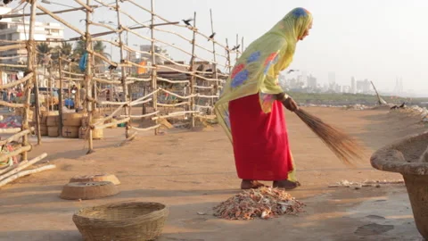 Old Woman Sweeping Stock Footage ~ Royalty Free Stock Videos | Pond5