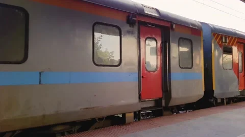indian passenger rajdhani express train ... | Stock Video | Pond5