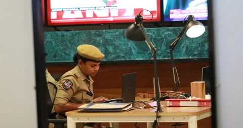 Indian Police Control Room | Stock Video | Pond5