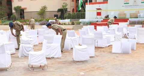 Indian Police at crime scene | Stock Video | Pond5