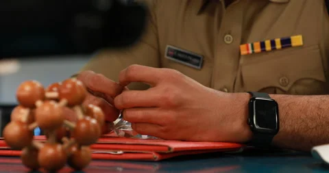 Indian Police Hand with case File | Stock Video | Pond5