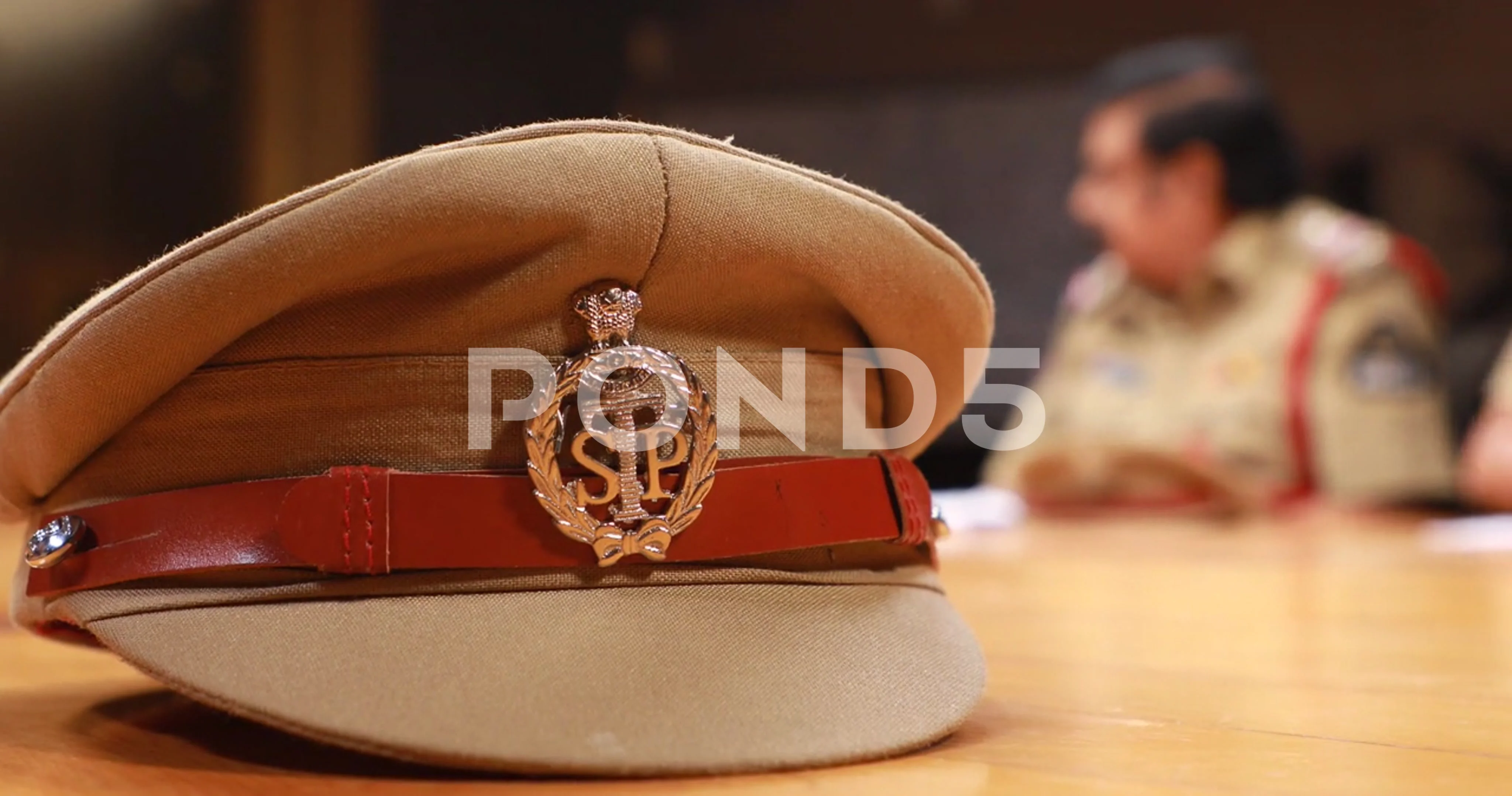 Indian Police Inspector Cap