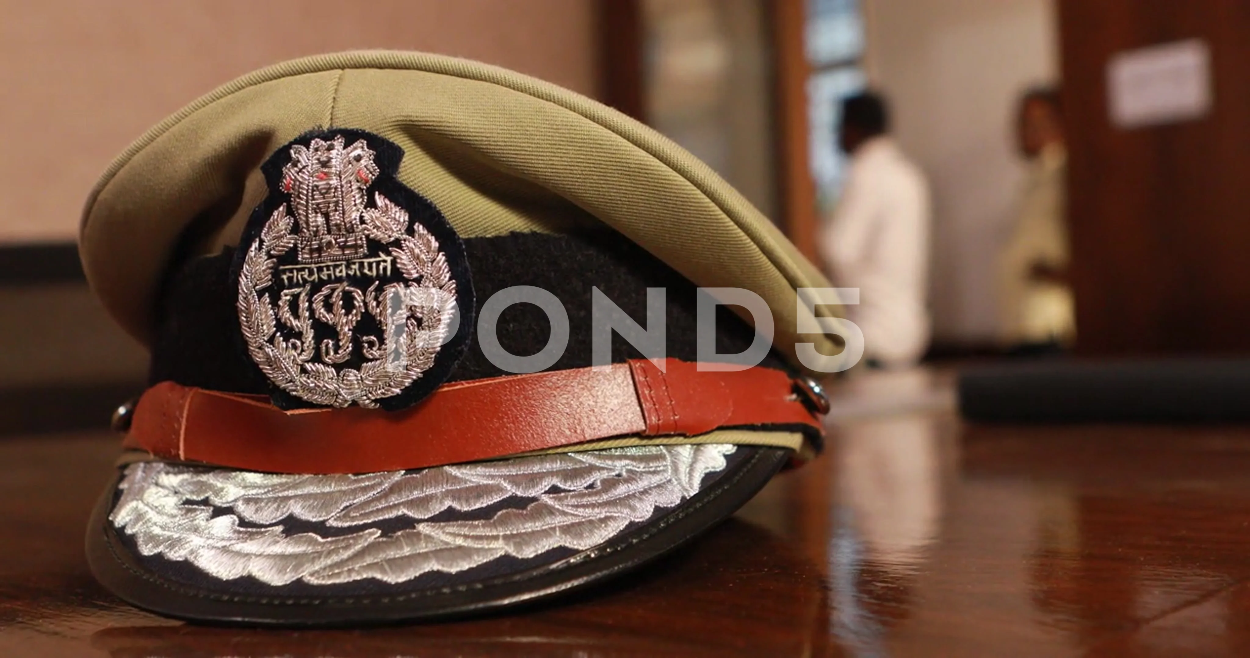 Indian Police Officer Cap