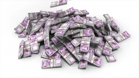 Rupees Rain Stock Video Footage | Royalty Free Rupees Rain Videos | Pond5