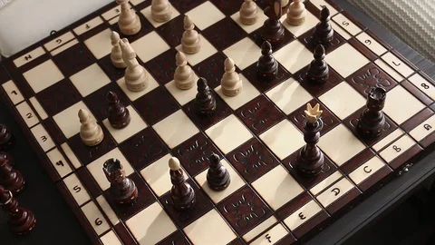 Indian style chess set, camera rotating,... | Stock Video | Pond5