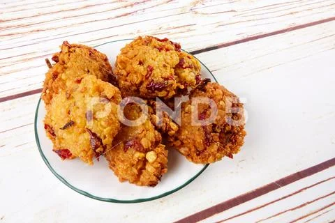 Indian traditional food - Kuih Vadey, Fried Dhal Beans Cake. Stock ...