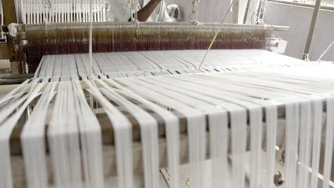 Indian traditional handloom wooden weavi... | Stock Video | Pond5