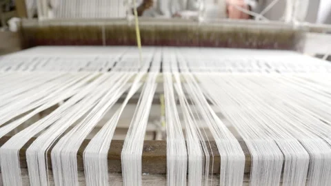 Indian traditional handloom wooden weavi... | Stock Video | Pond5