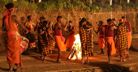 Indian Tribes Dancing at Rural area | Stock Video | Pond5